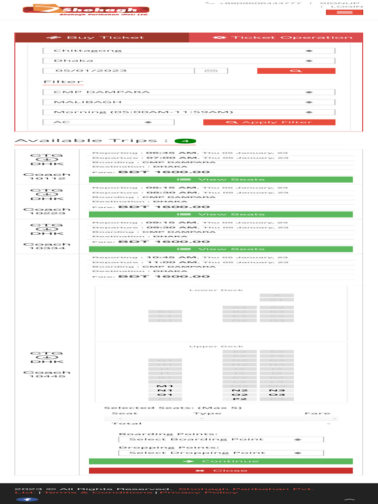 Shohagh Paribahan Pvt. LTD 2 | PDF