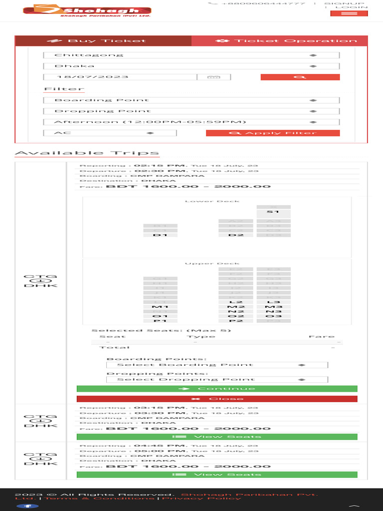 Shohagh Paribahan Pvt. LTD 4 | PDF