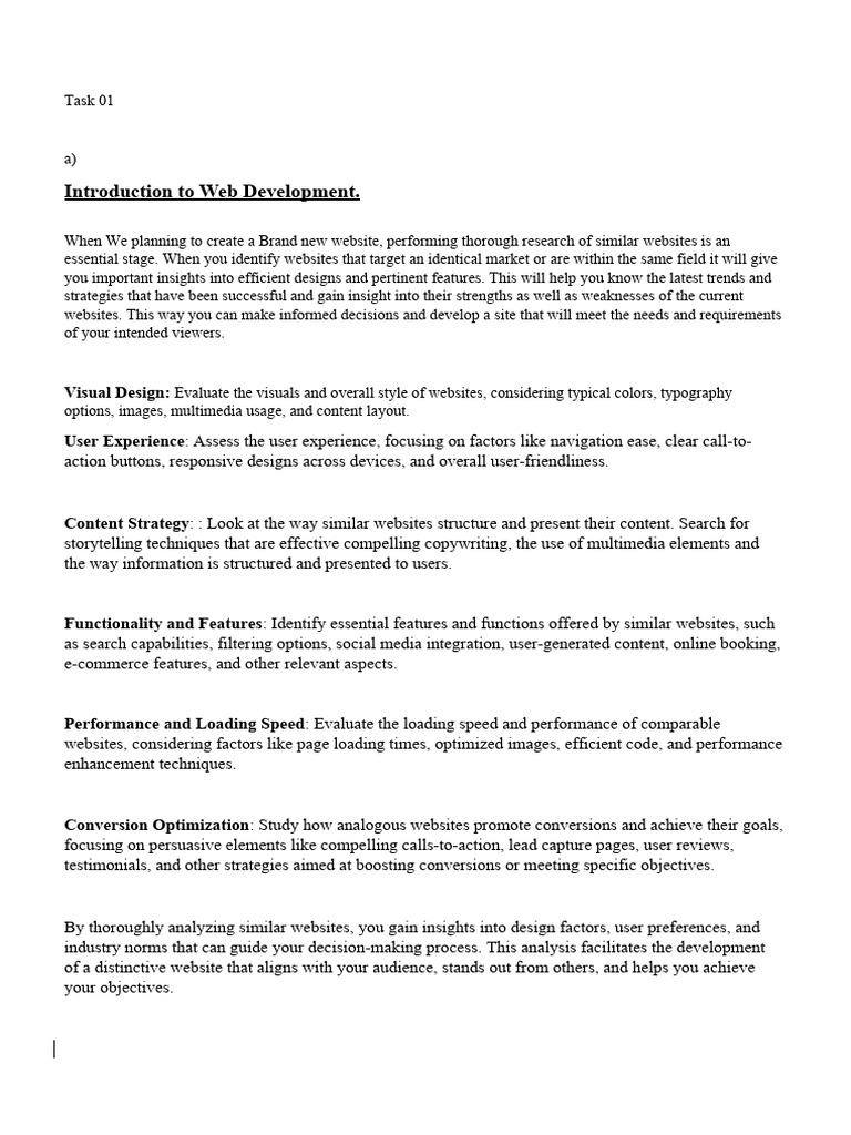 Web Development | PDF | Use Case | Websites Web Development | PDF | Use Case | Websites