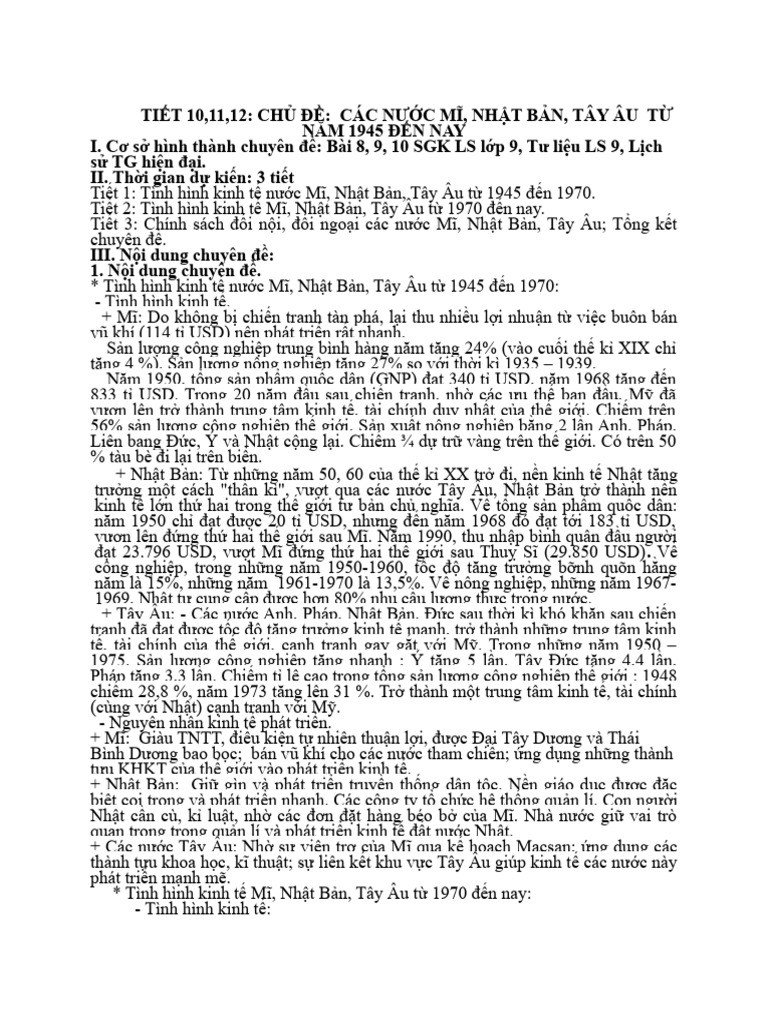 Chu de Cac Nuoc Tu Ban Chu Yeu Tu 1945 Den Nay - 64202311 | PDF