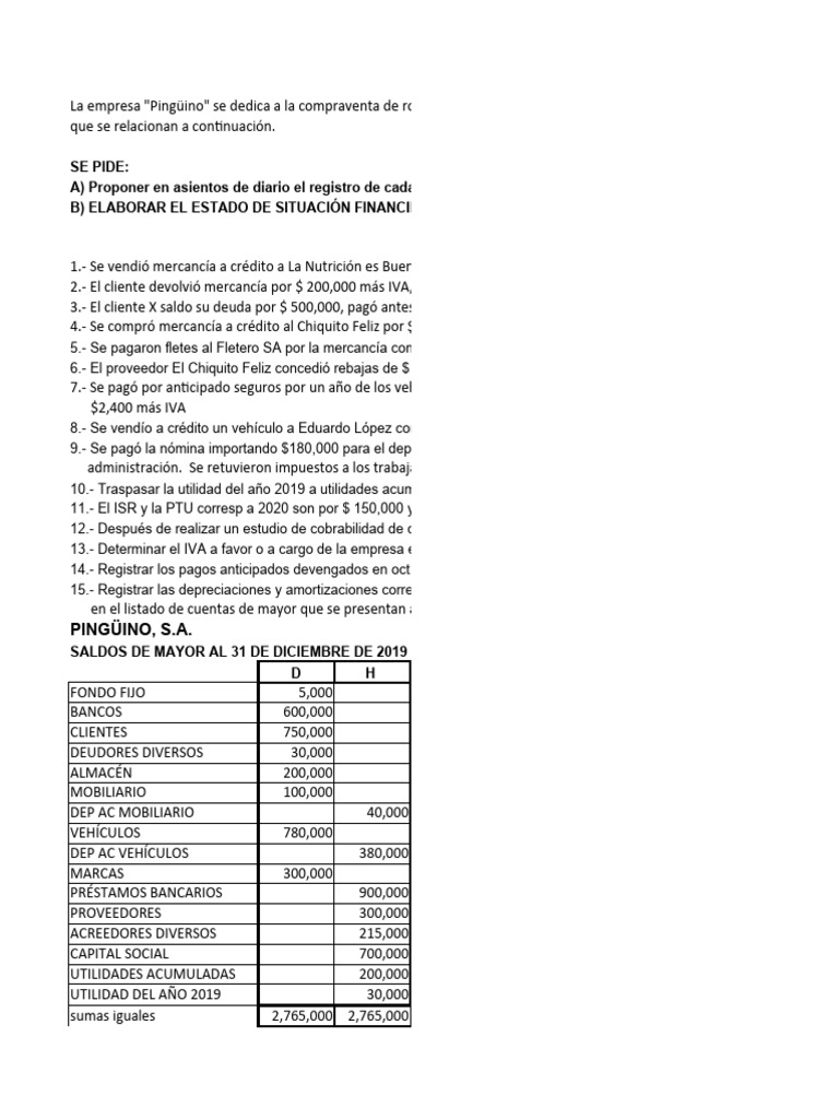 Proyecto Final de Conta Básica | PDF