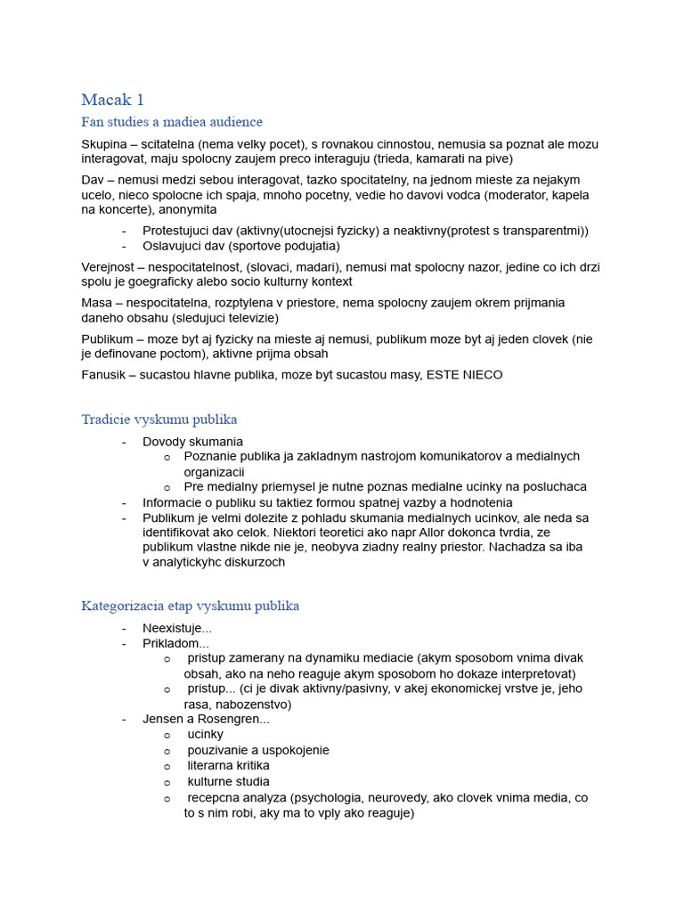 Macak 1 | PDF