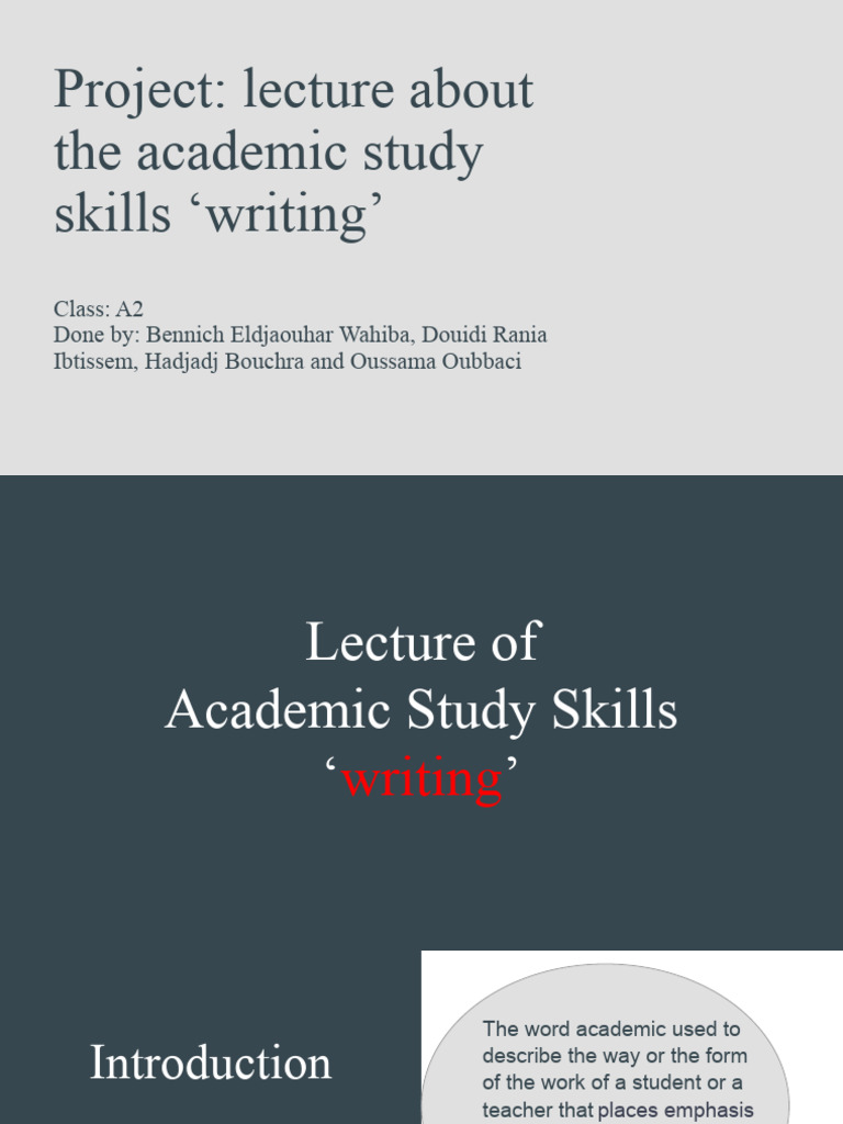 Academic Writing Skills for A2 Students | PDF | Essays | Study Skills