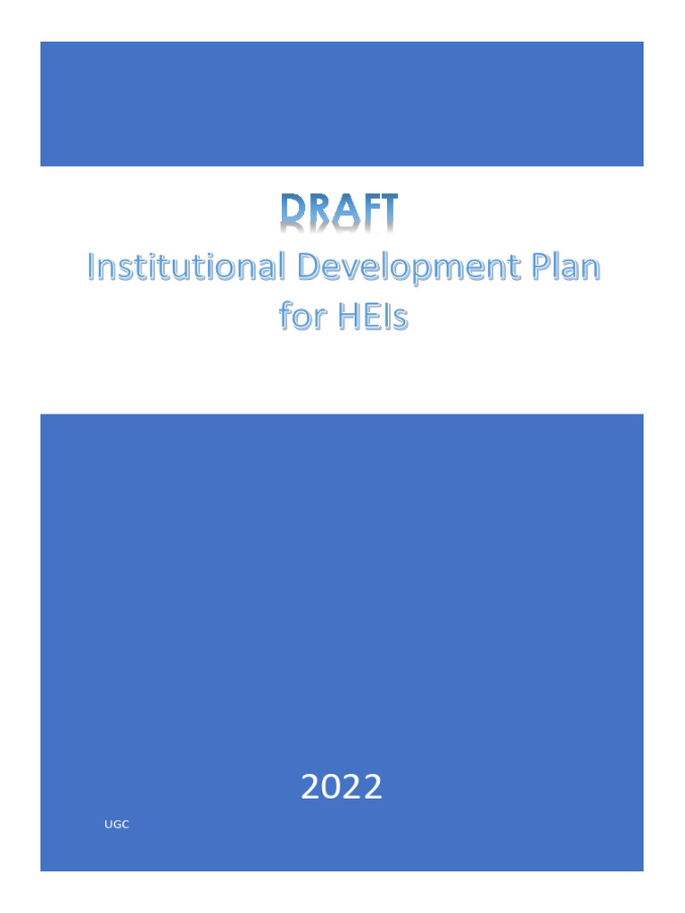 Institutional Development Plan for HEIs 2022 | PDF | Governance | Goal