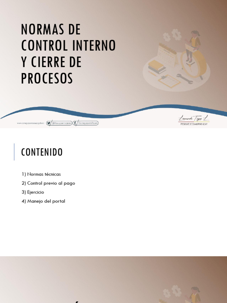 Taller Normas de Control Interno y Cierre de Procesos | PDF ...