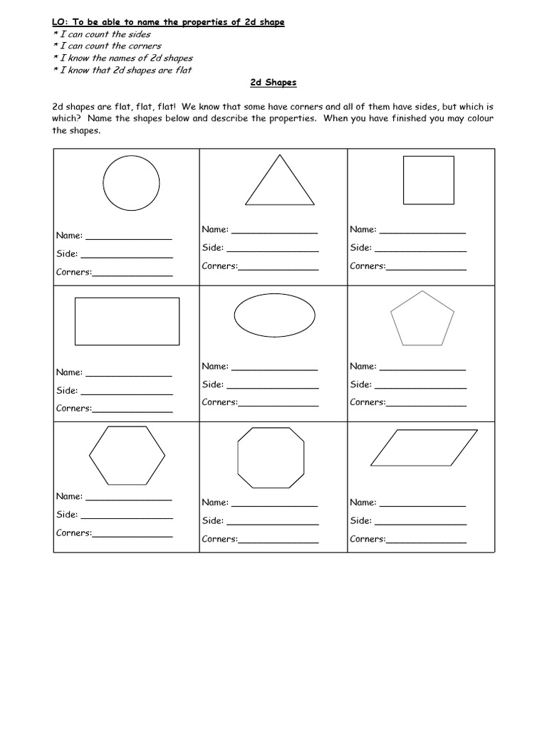 2d Shapes | PDF