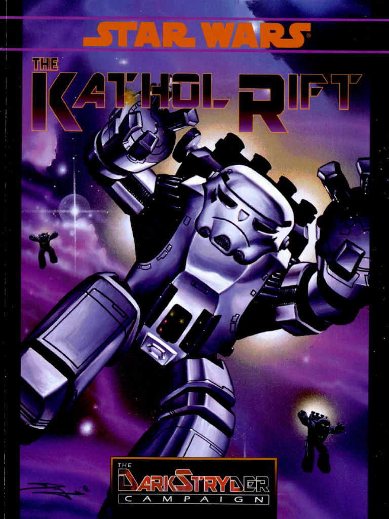 Star Wars WEG RPG (D6) - Darkstryder Campaign - The Kathol Rift (40121 ...