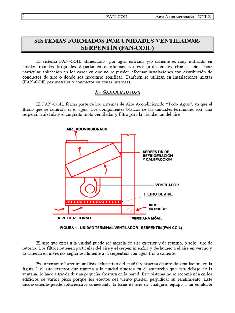 Fan Coil 1 | PDF | Calor | Aire acondicionado