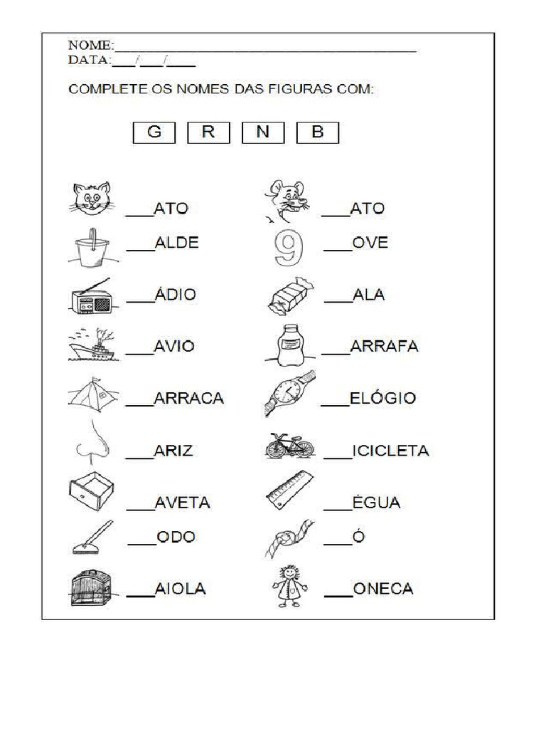ATIVIDADES IMPRIMIR | PDF