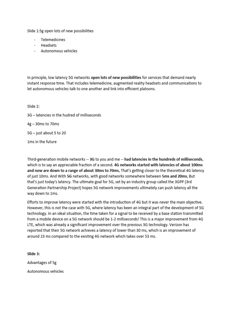 In Principle | Download Free PDF | 4 G | Latency (Engineering)