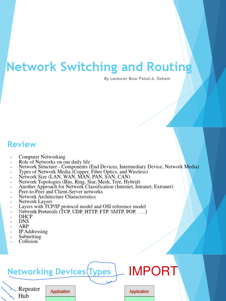 Network Switching And Routing Pdf Computer Network Network Switch