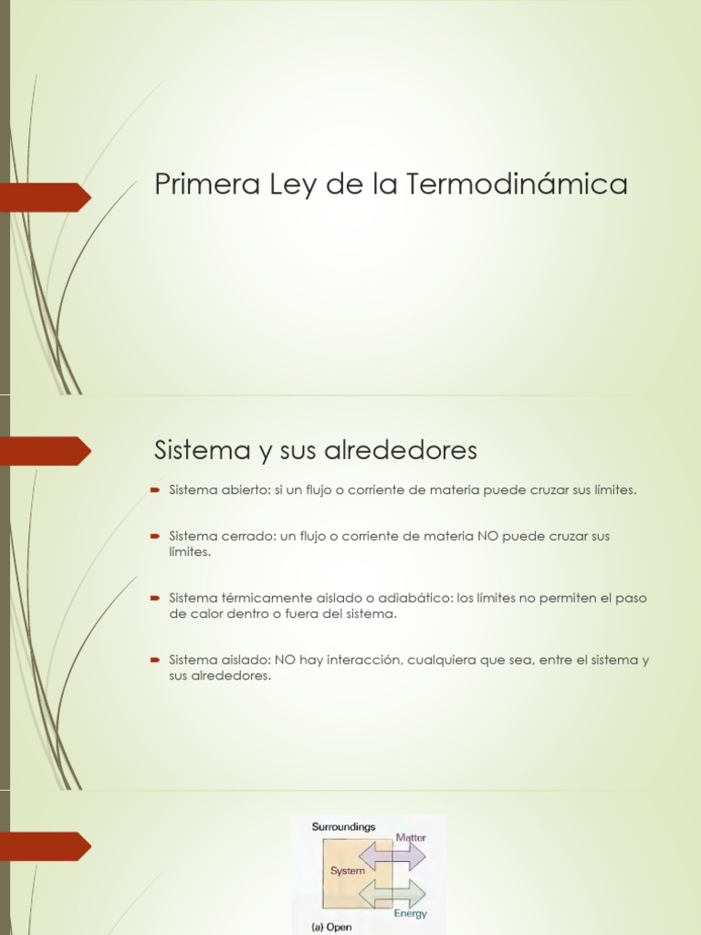 Primera Ley | PDF | Calor | Termodinámica