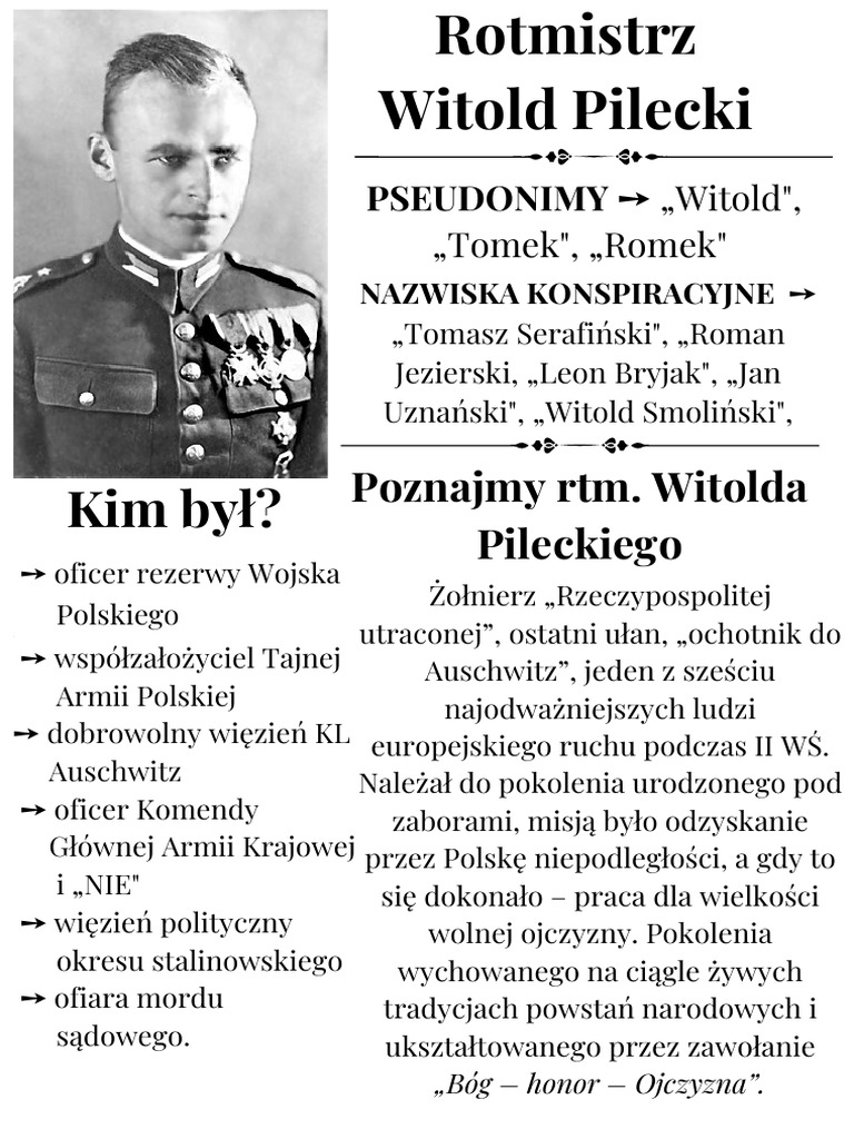 Rotmistrz Witold Pilecki | PDF