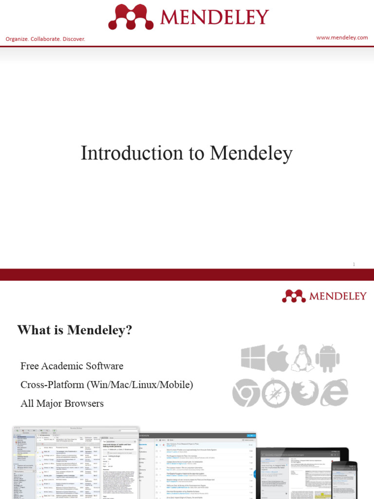 Introduction To Mendeley | PDF | Libraries | Application Software