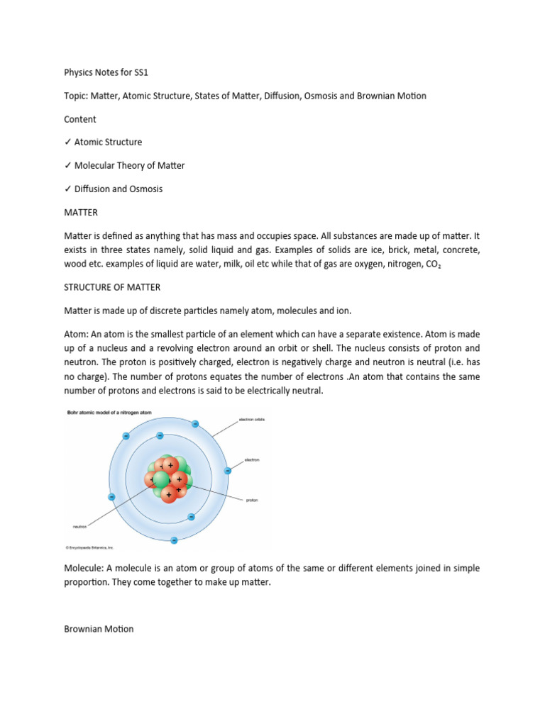 Grade 8 Physics: Matter & Elasticity Notes | PDF | Deformation ...