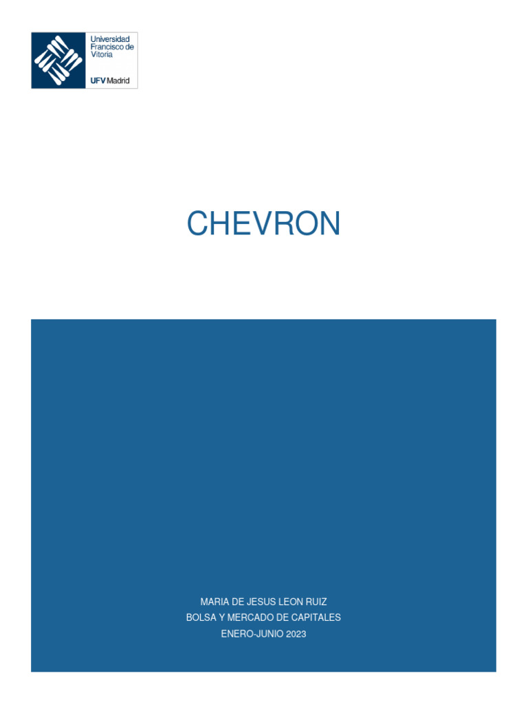 Final Chevron | PDF | Corporación Chevron | Petróleo