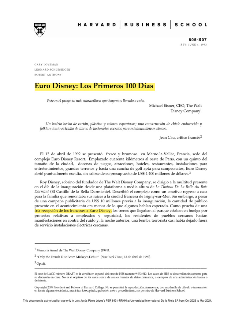 MDRH - DIP - Actividad 2 | PDF | La compañía Walt Disney | Disneyland