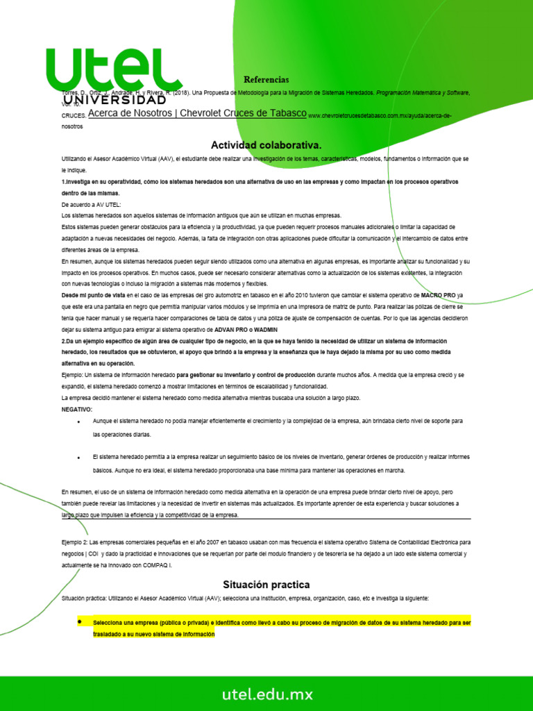 Formato Utel Utel Semana 4 | Descargar gratis PDF | Business ...