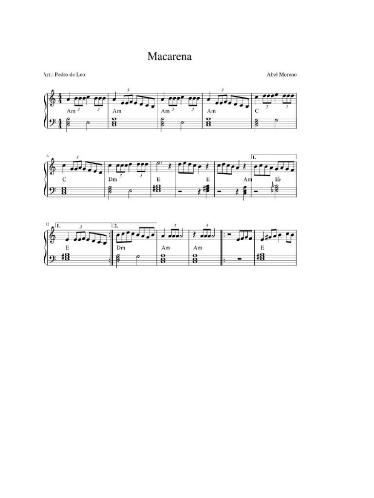 Macarena | PDF