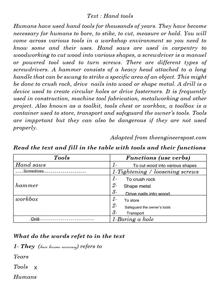 Tool Test | PDF | Tools | Drill Tool Test | PDF | Tools | Drill