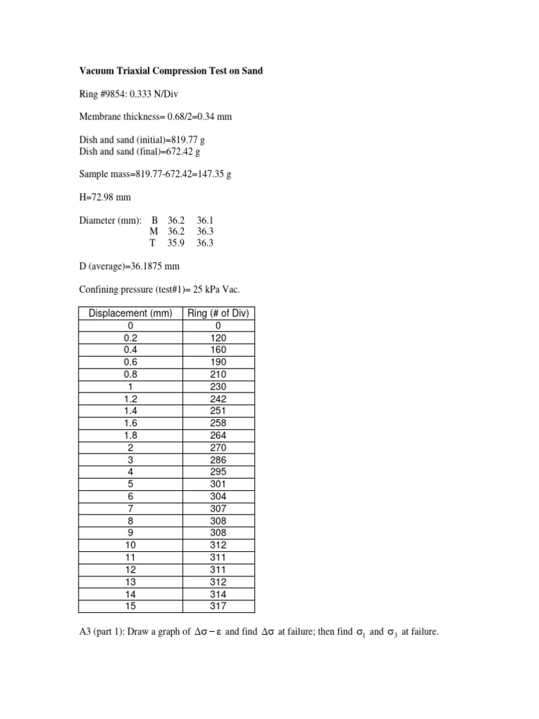EXAMPLE Triaxial | PDF