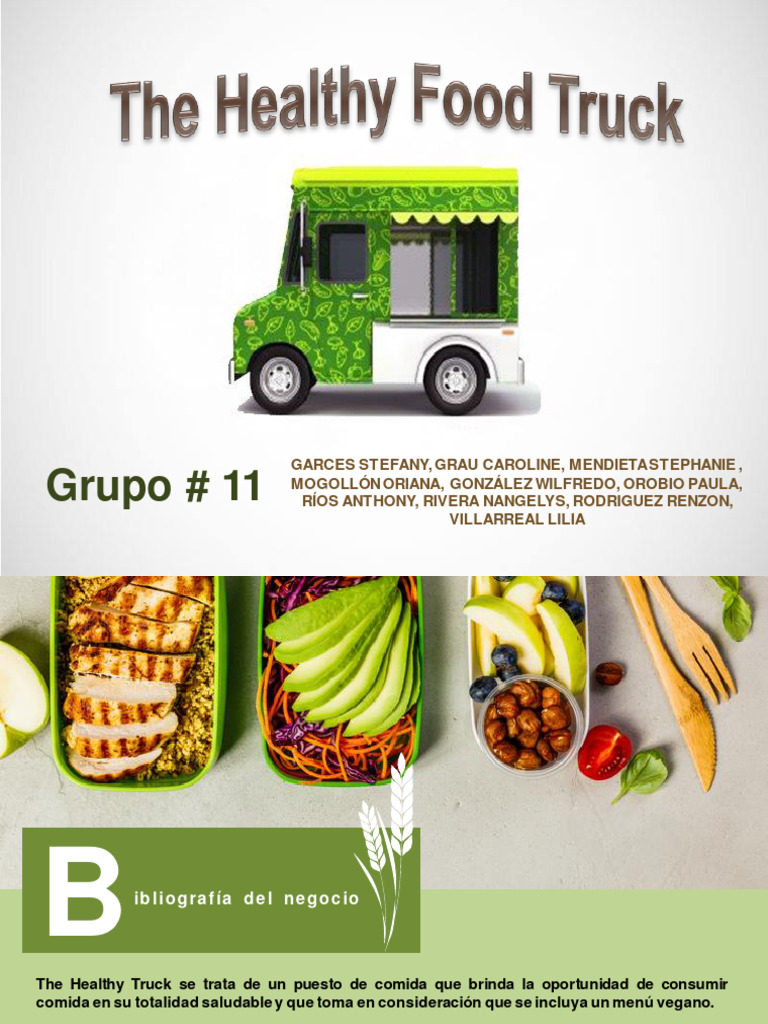 The Healthy Food Truck-Ejemplo | PDF | Alimentos | Publicidad