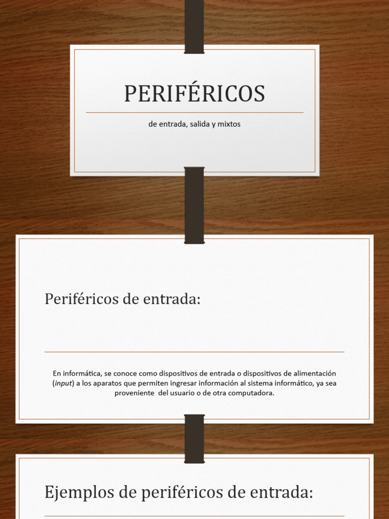 PERIFÉRICOS | PDF | Periférico | Hardware de la computadora