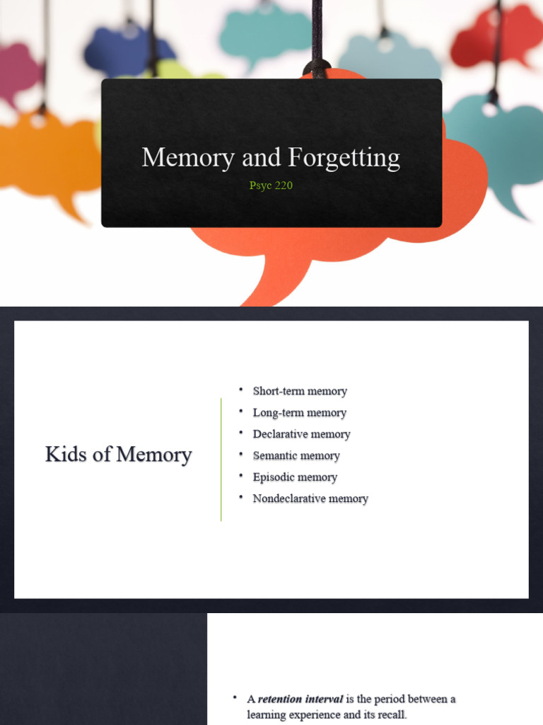 Memory Forgetting (1) | PDF