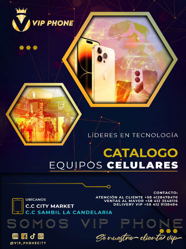 Catalogo Equipos Celulares VIP PHONE | PDF | Yo telefono | Hardware de ...