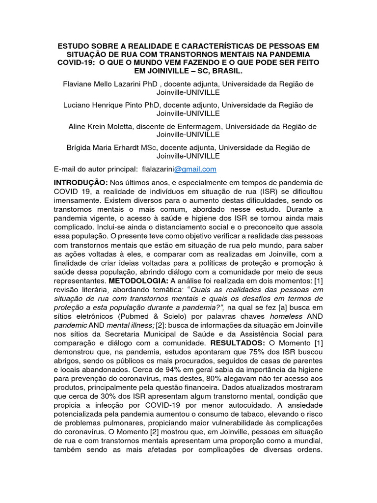 Resumo Humanizar CEDH 2021 Poster | PDF