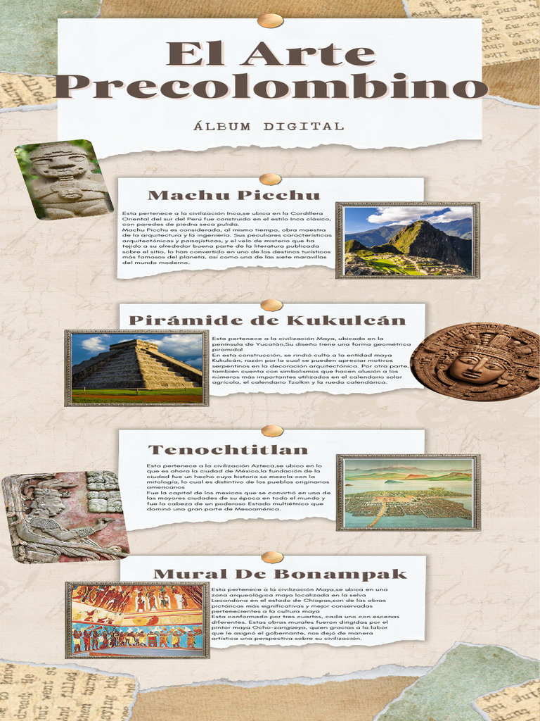 El Arte Precolombino | PDF | Civilización maya | Mesoamérica