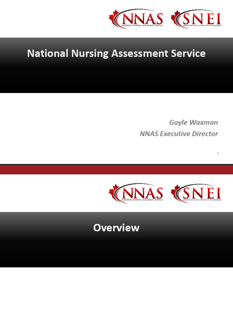 NNAS Overview Presentation 2022 | PDF | Nursing | Policy