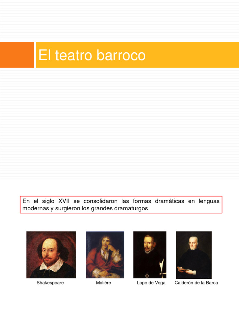 Teatro Barroco | PDF | Teatro | Barroco