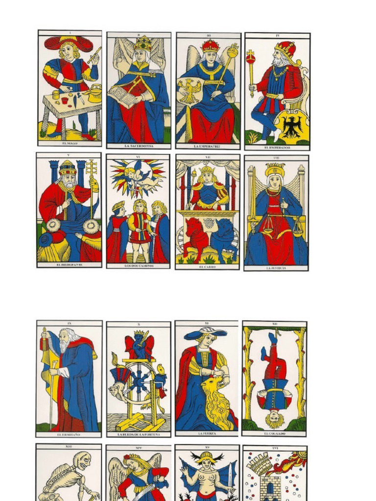 Tarot Marsella para Imprimir | PDF