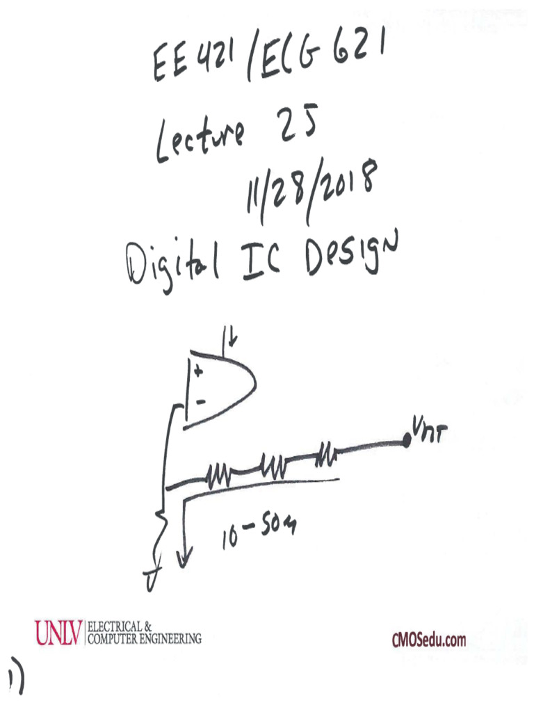 Lec25 Ee421 Ecg621 | PDF