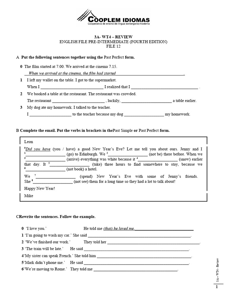 WT4 - Review File 12 | PDF