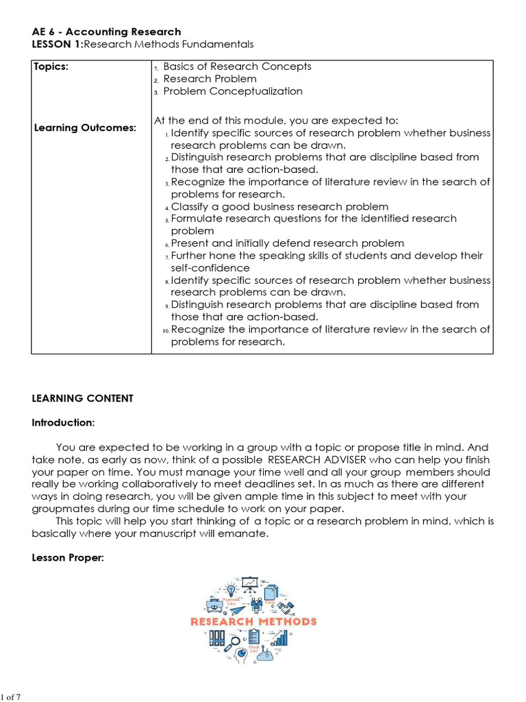 Ae 6 - Lesson 1 | PDF | Cognition | Science
