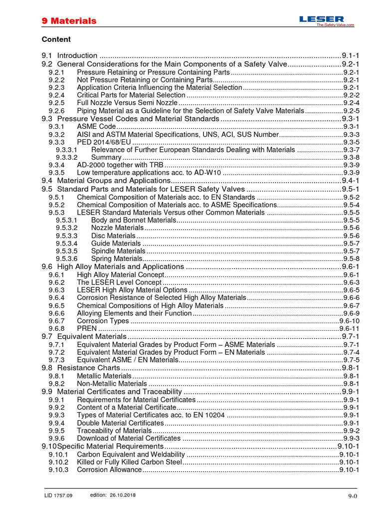 Lid de 175709 en Ehb 09 Materials | PDF | Stainless Steel | Steel