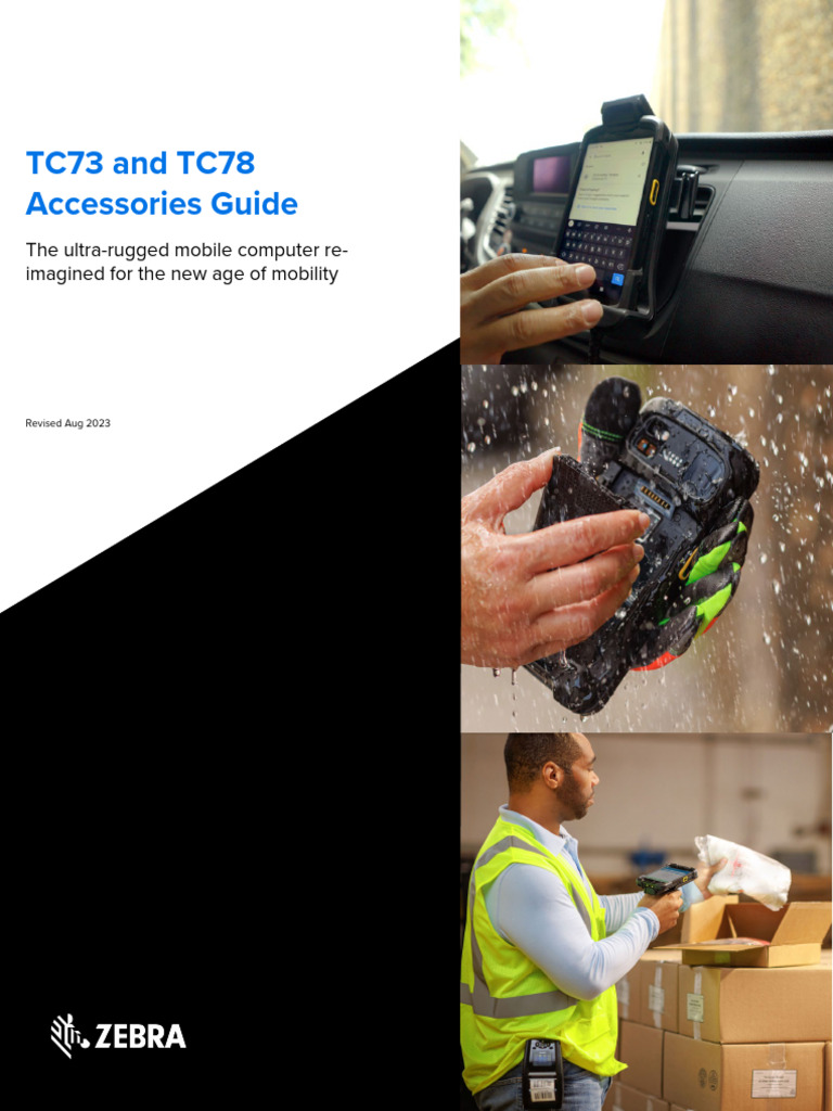 tc73 tc78 Guide Accessory en Us | PDF | Battery Charger | Usb