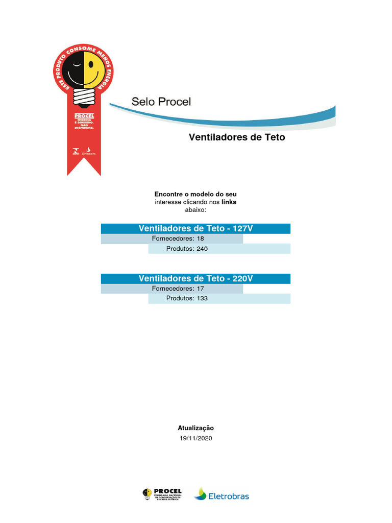 Ventiladores Teto | PDF