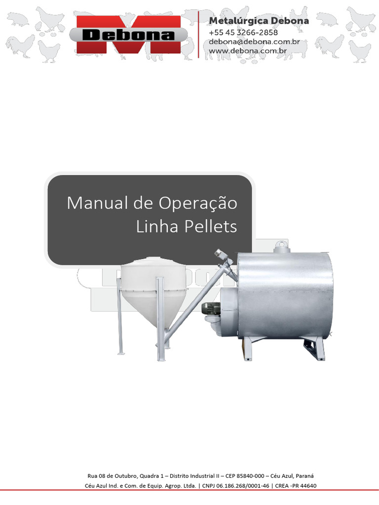 Manual Operacional Linha Pellets | PDF