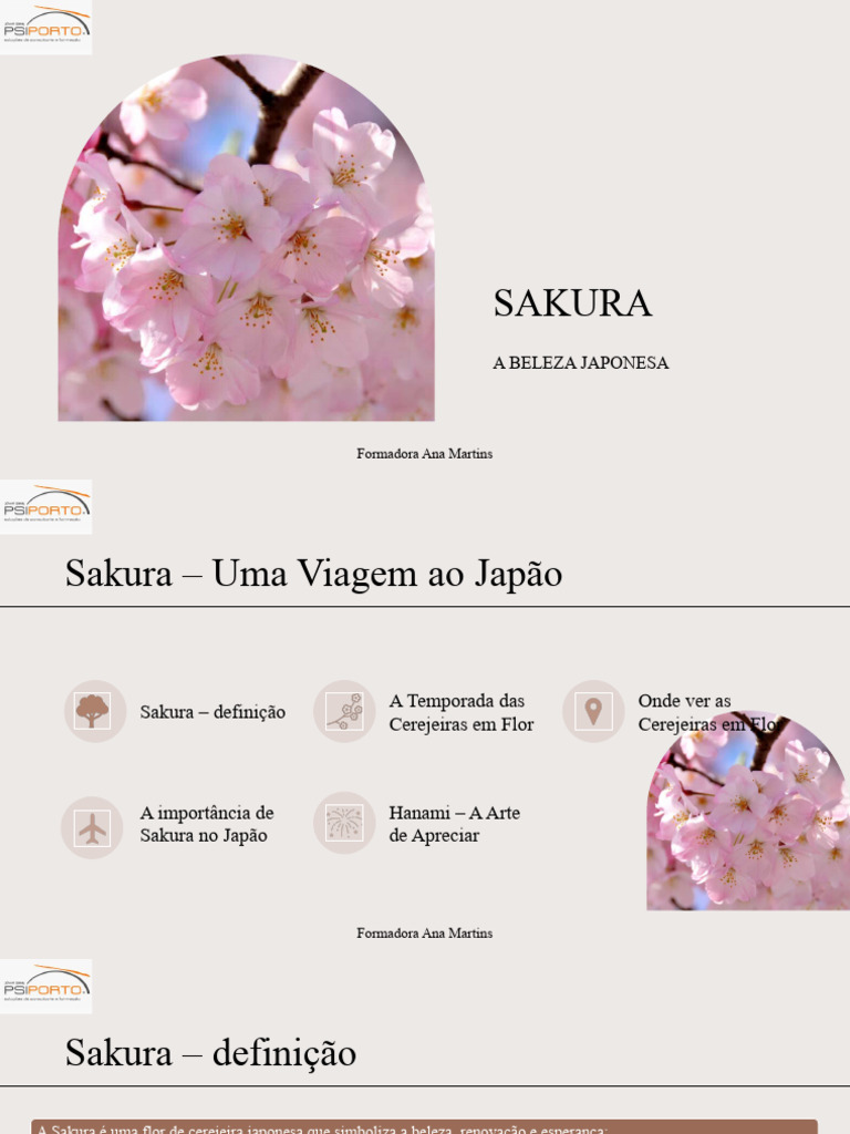 Significado e Importância da Sakura | PDF | Árvores | Flores