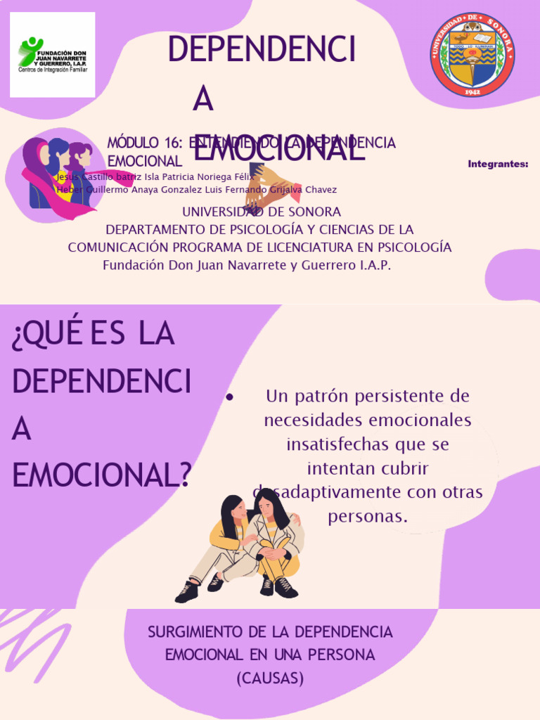 Dependencia Emocional | PDF | Sicología | Las emociones