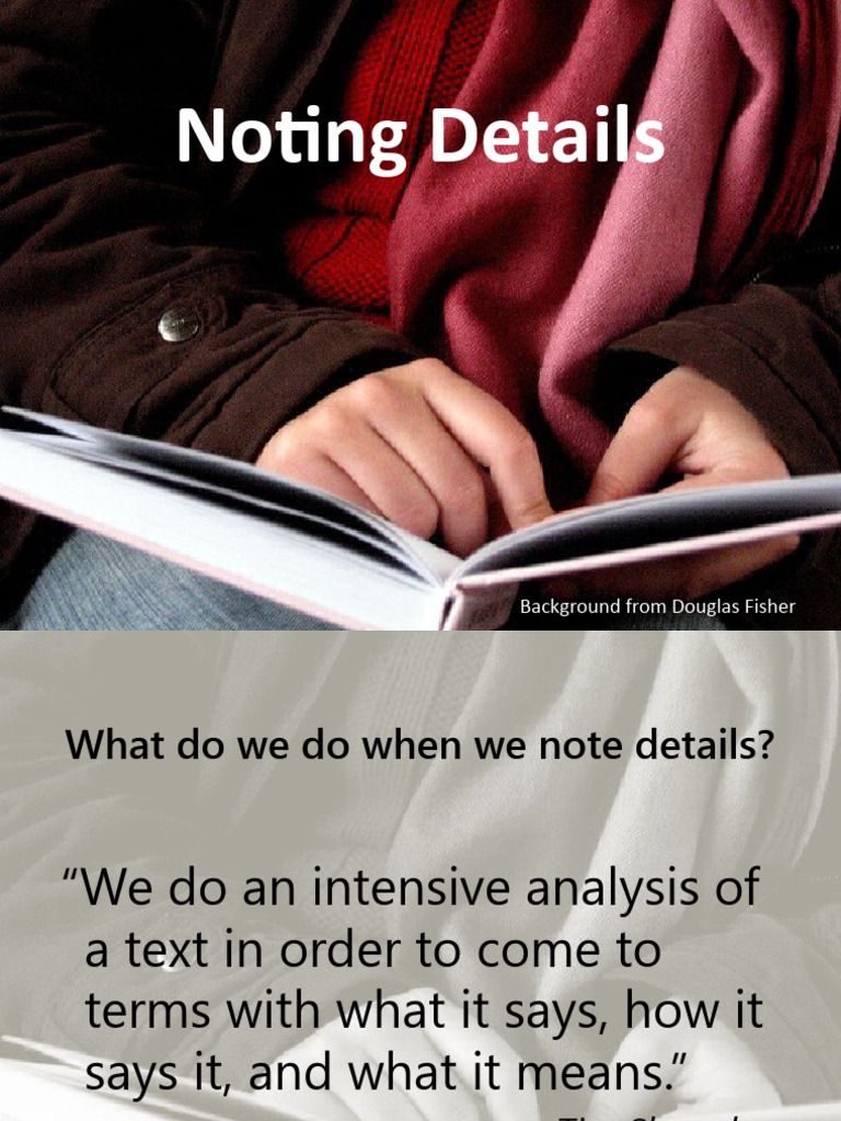 noting_details_day_1 | PDF | Annotation