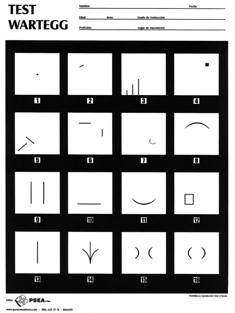 Protocolo - Test de Wartegg | PDF