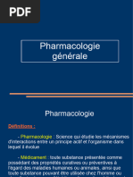 1 - La Pharmacologie Generale | PDF | Pharmacologie | Pharmacocinétique