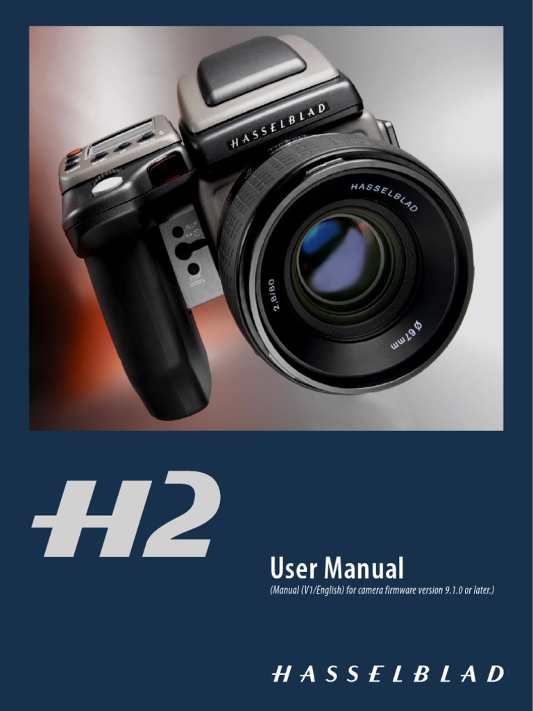 Hasselblad h2 User Manual | PDF | Exposure (Photography) | Camera