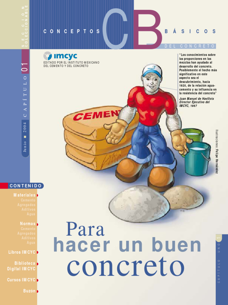 CONCEPTOS Basicos Del Concreto | PDF | Hormigón | Cemento