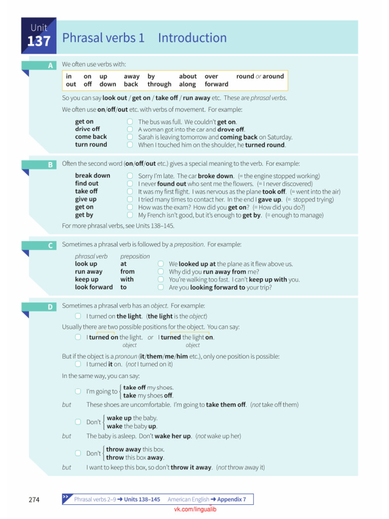 Phrasal Verbs Intro | PDF