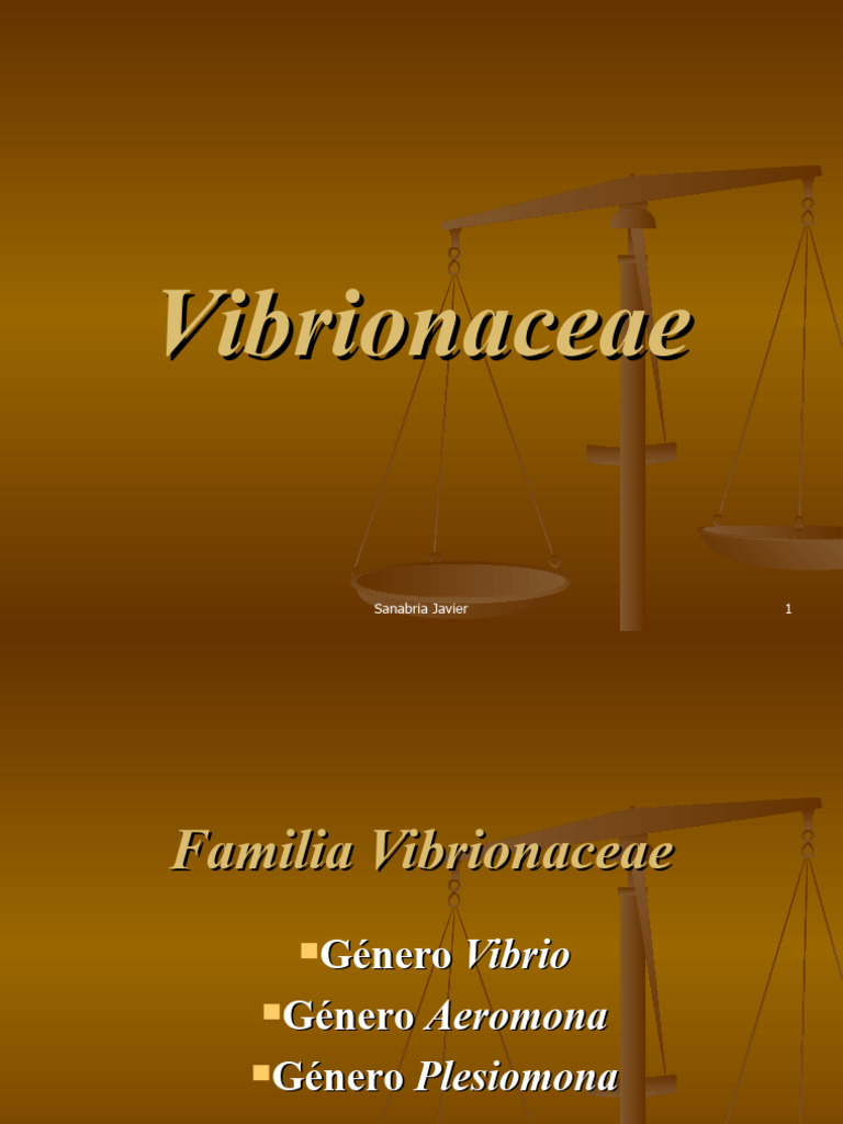Vibrionaceae Power Point2 | PDF | Especialidades Medicas | Medicina CLINICA